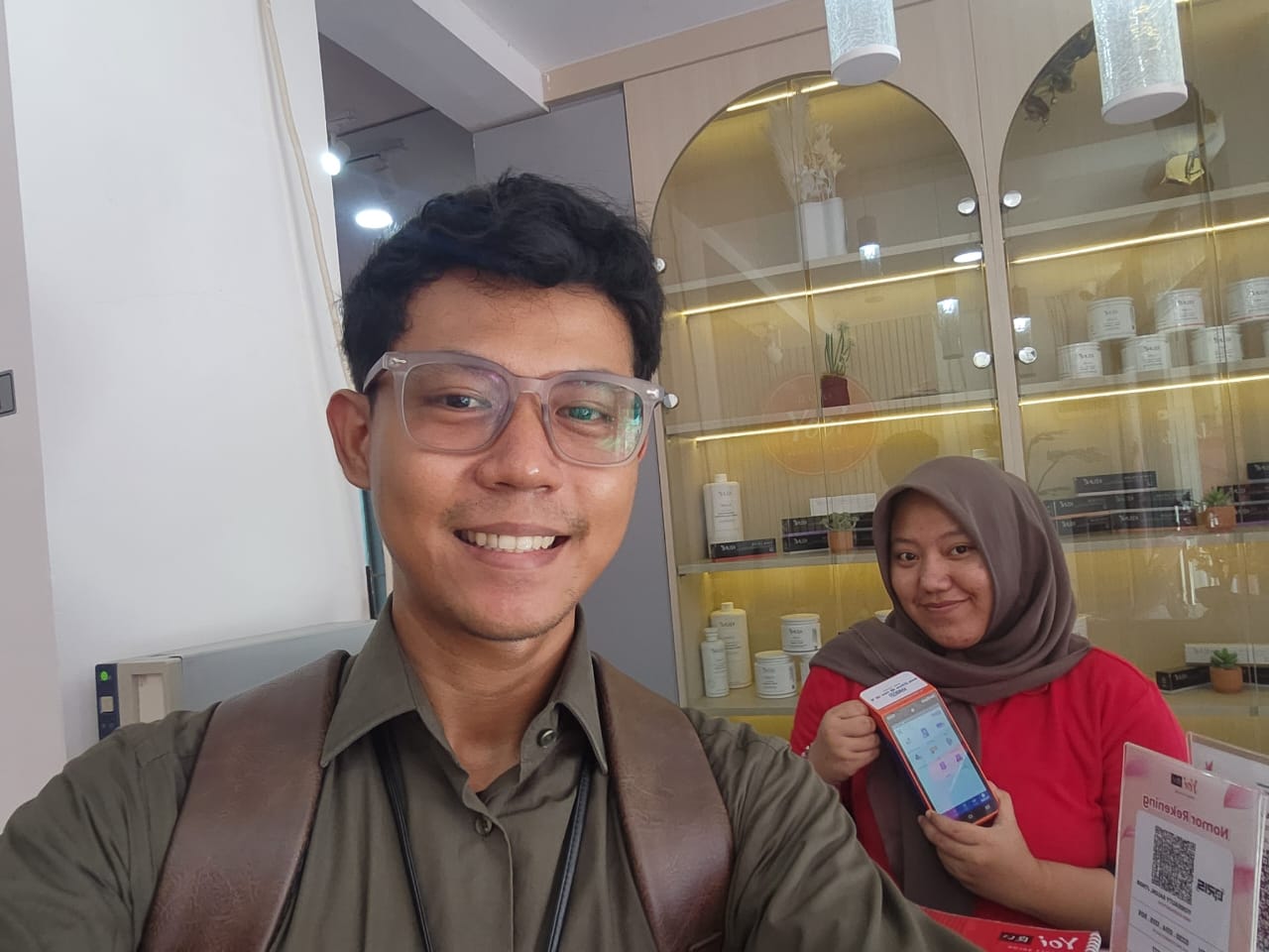BRI KC Pancoran Penetrasi Mesin EDC ke Merchant - Tani Indonesia